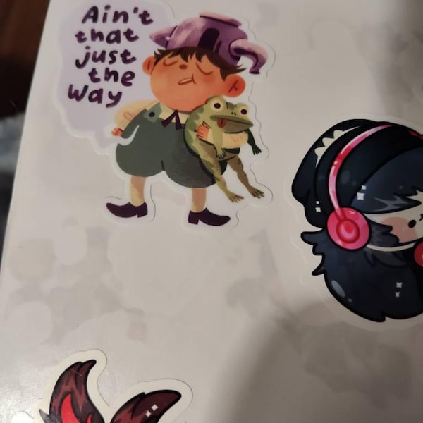Greg Ain't That Just the Way OTGW Fanart Sticker | Matte Vinyl Contour ...