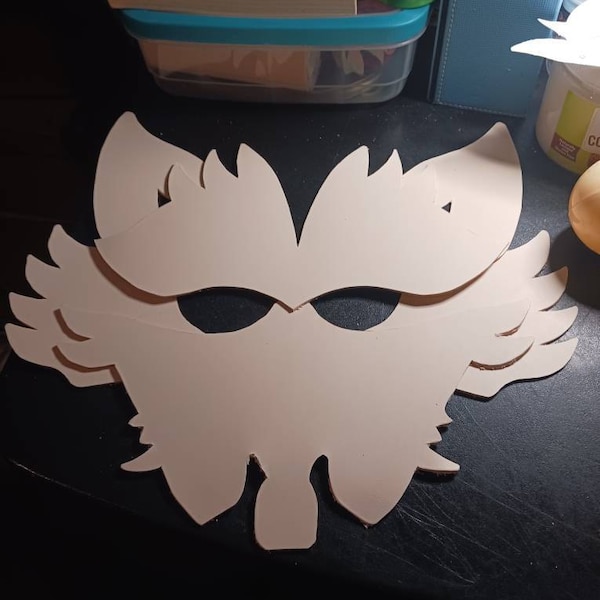Leather 'fenrir' Wolf Mask PATTERN - With Instructions - Etsy Australia