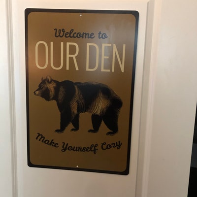 Den Sign, Bear Den Decor, Welcome Den Sign, Bear Lover Gift, Our Den ...