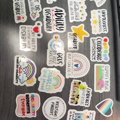 Disability Pride Sticker Bundle 3 - Etsy