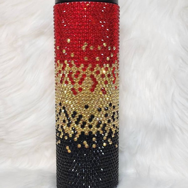 30oz 20ss Ombre Triple Color Rhinestone Tumbler Pattern, PNG Rhinestone ...