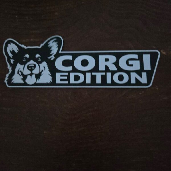 Pittie Edition Car Badge, Black and White - Etsy