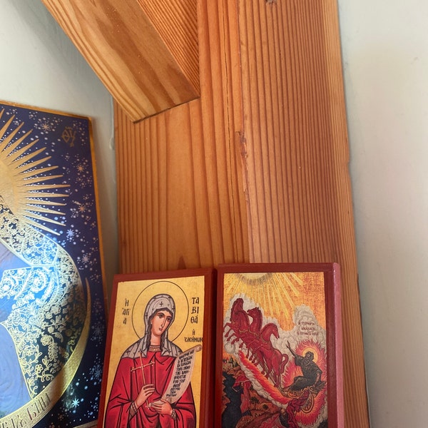 Prophet Elijah Icon With Chariot of Fire, Handmade Greek Orthodox Icon ...