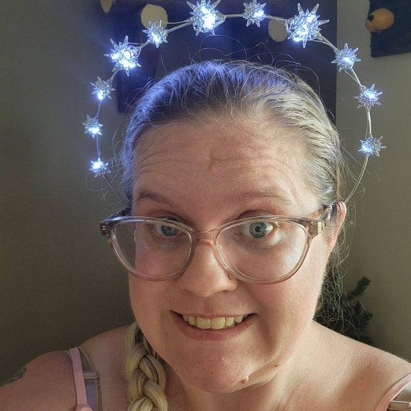 Medusa Light Crown - Snakes and Roses Goddess Crown - Mythology Rave ...