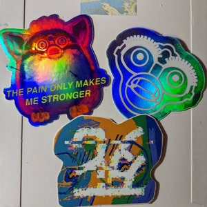 PAIN Gloss Vinyl Sticker - Etsy