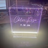 Customized Glowing Light Cube Event/retail Brand Logo Display Box Stool ...
