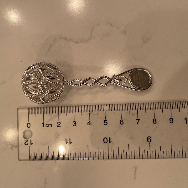 Baby's First Silver Rattle. Magic Sound Baby Toy. Personalised Newborn ...