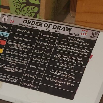 Order of Draw Badge Card With BADGE REEL - Etsy