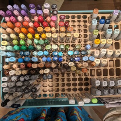 Copic Sketch Marker and Old Style Refills Storage Grid for Cart - Etsy