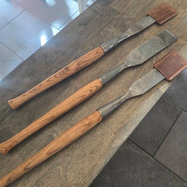 4-piece Timber Frame Chisel Set, Sharp Blade. Woodworking Tools. Hand ...