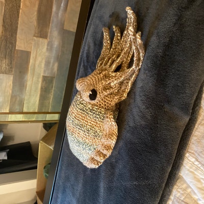 Crochet Pattern Realistic Cuttlefish-amigurumi Cuttlefish-stuffed ...