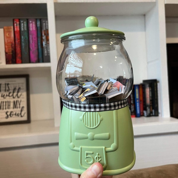 Glass Popcorn Cart Canister/container - Etsy