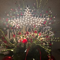 Candy Christmas Topper, Christmas Tree Topper, Sweets Tree Topper ...