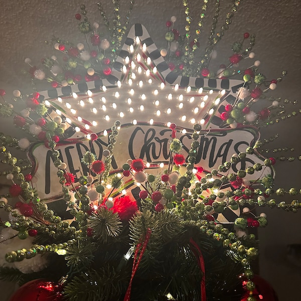 Manger Tree Topper, Jesus is the Reason, Christmas Tree Topper ...