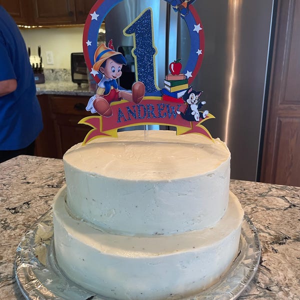 Pinocchio Cake Topper,pinocchio Party Decoration, Boy 1st Birthday ...
