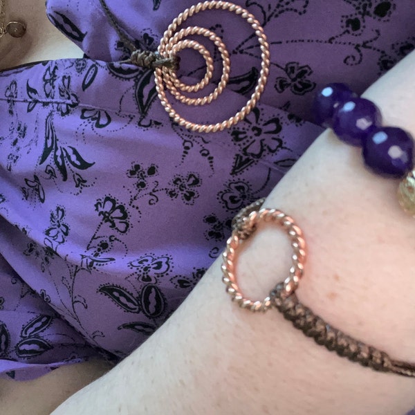 Tensor Ring Ra-mu Cubit 404mhz Double Twist Amulet Pendant Necklace ...