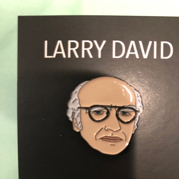 Larry David Enamel Pin LIMITED EDITION 1 Hard Enamel Pin Gifts for Her ...