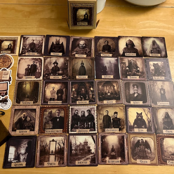 70s Rare Egyptian Temple Cards, Egypt Fortune Telling Cards, Vintage ...