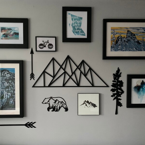 Rustic Metal Arrow Home Decor - Arrow Wall Art - Gallery Wall Art ...