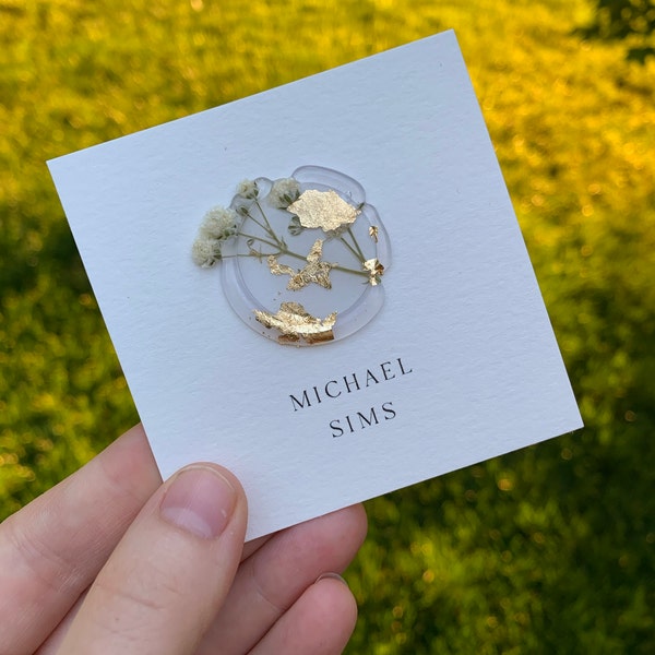 Dried Flower Place Cards, Place Cards With Wax Seal, Wax Seal Name ...