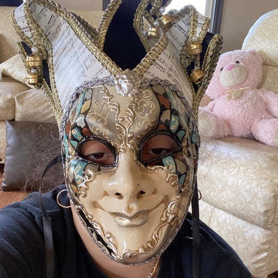 Handmade Jester Mask Wild Carnival Mask Ornament Mask - Etsy