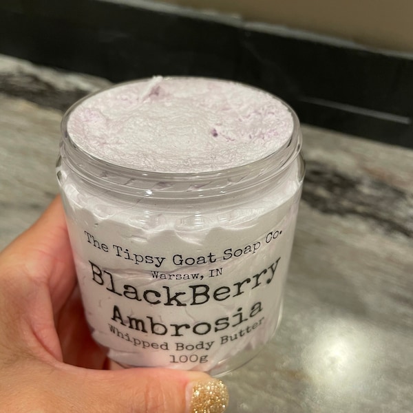 Blackberry Ambrosia Whipped Body Butter - Etsy