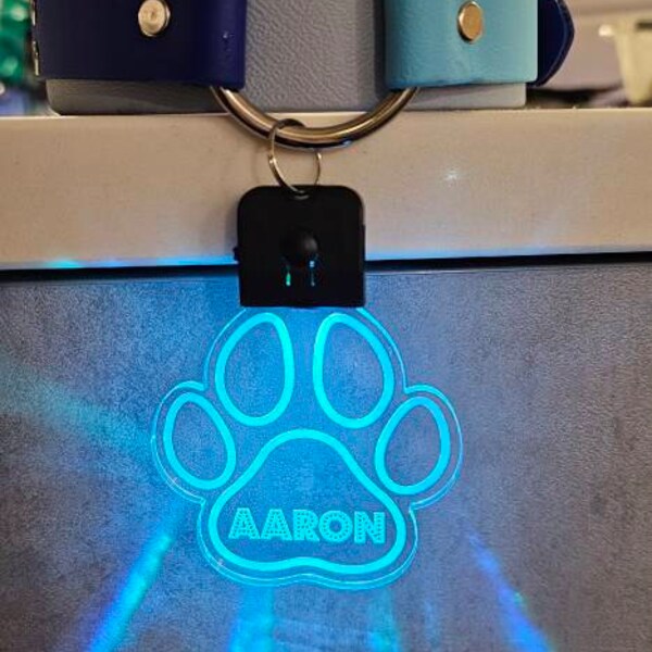 Human Pup Necklace - Light up Dog Tag - Color Changing - Stocking ...