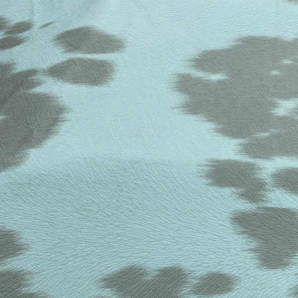 Vegan Faux Cowhide Linen | Western Cow Print With the Look of Hair on ...