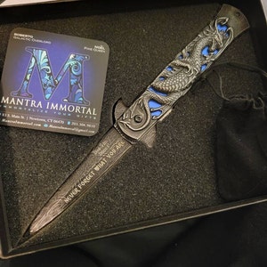 Engraved Scottish Dagger Sgian Dubh Celtic Style With - Etsy