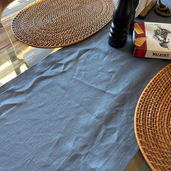 Luxurious Upholstery Linen Fabric / Heavy Linen Fabric by the Yard ...