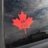 Canadian Eh Car Decal - Maple Leaf Car Sticker - Car Vinyl - Etsy