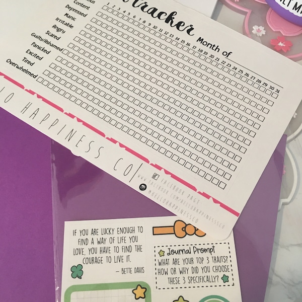 Monthly Mood Tracker - Etsy