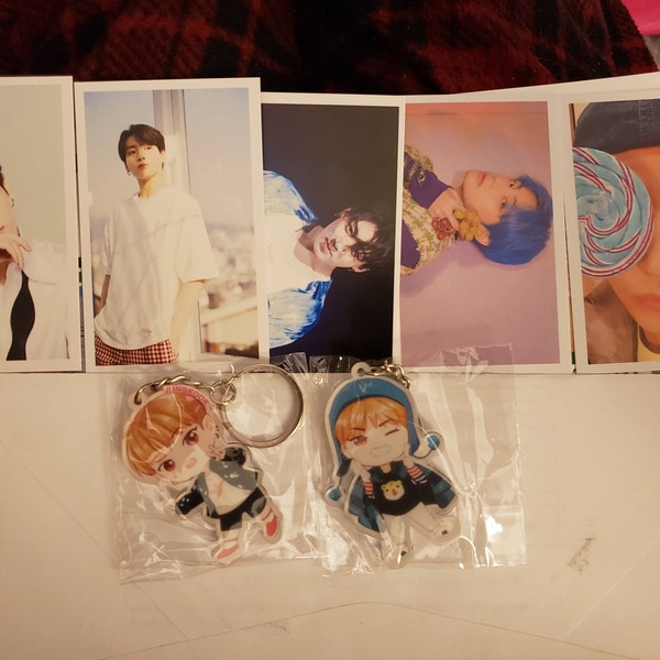 Cute Kpop BTS Bangtan Boys Acrylic BTS Keychain Keyring Pendant Cute Keychain Perfect Gift for ...