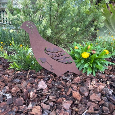Welcome Sign With Robin Garden Decoration / Rusty Metal Welcome Sign ...