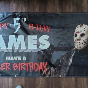 Red Balloon Horror Movie Personalized Halloween Birthday - Etsy