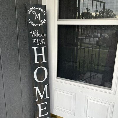Front Porch Welcome Sign 5 Foot Welcome Sign Crazy Dogs Sign Beach ...