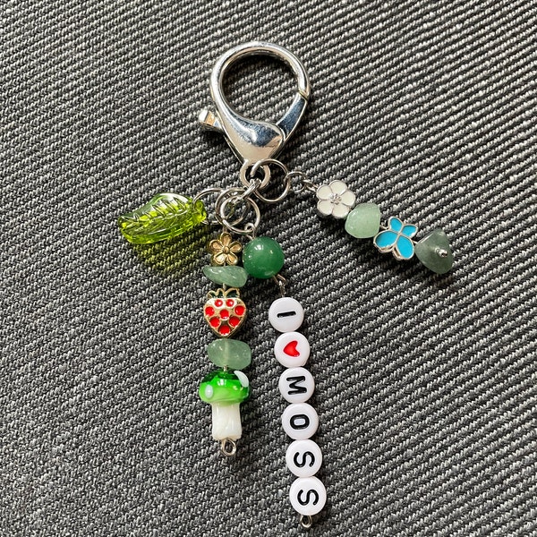 Pikmin Inspired Keychain - Beautifully Made With Charms and Beads ...