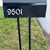 Custom Mailbox Numbers REFLECTIVE Vinyl Decals Stickers House - SET OF ...