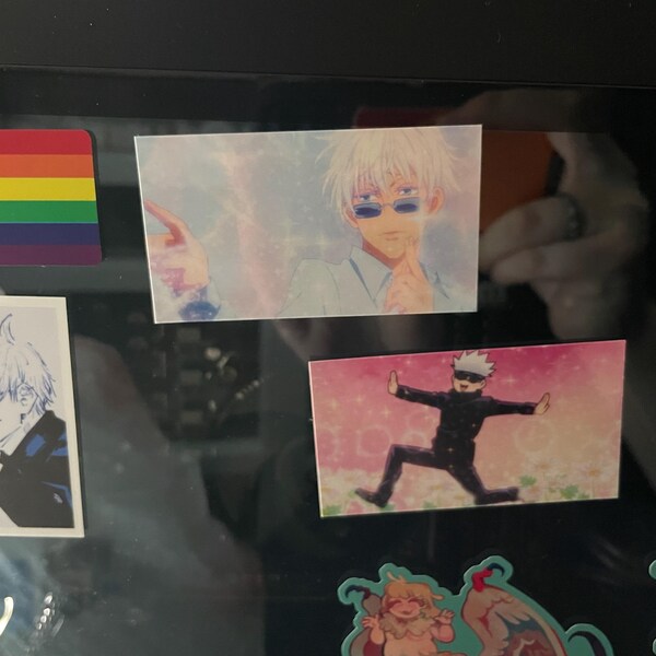 Gojo Funny Stickers HOLOGRAPHIC Set - Anime Meme, JJK, Sorcerer, Satoru ...