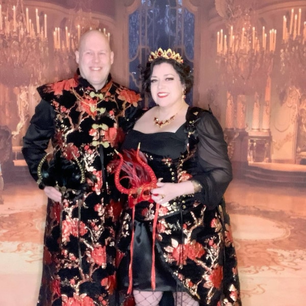 Red and Gold Crown Birthday Crown Red Tiara for Women Ruby Crown Gold ...