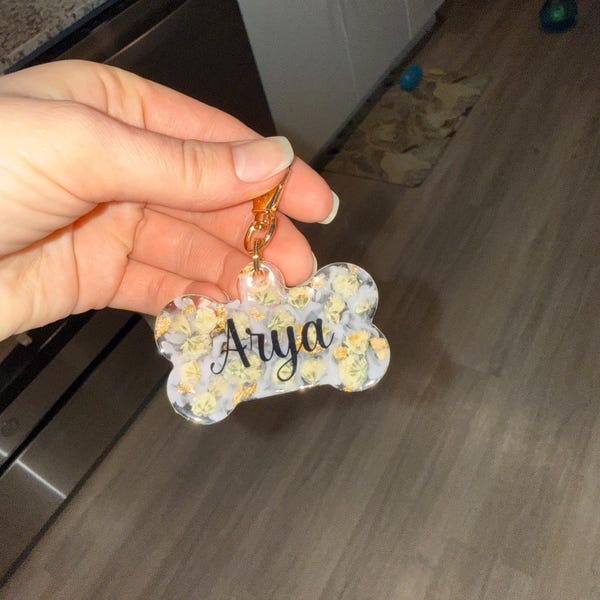 Custom Dog Tag/ Resin Dog Identification / Personalised Dog Tag / Resin ...