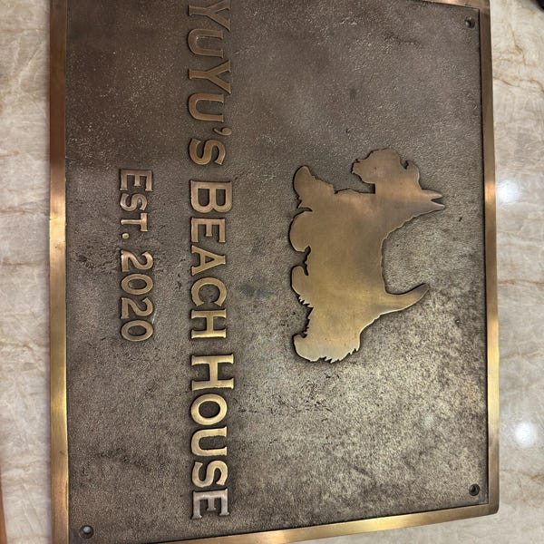 Custom Made Cast Bronze Signs & Plaques - Personalized Logo/crest ...