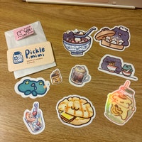 Cute Kimchi Jar Sticker, Kawaii Asian Food Waterproof Sticker, Asian ...