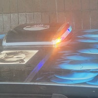 LARGE Engine Turn Sign Vinyl, Choose Your Color and Size, Self-adhesive ...