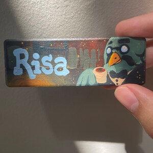 Cottagecore Hand-painted Name Tags for Customer Service - Etsy