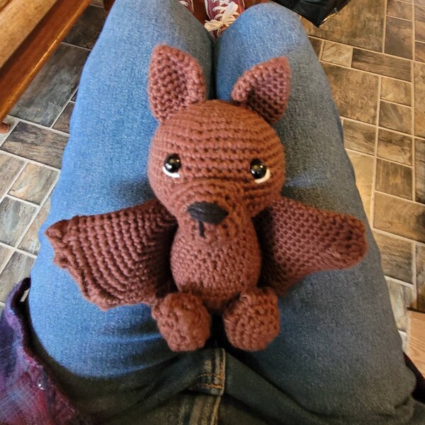 Bat Crochet Pattern PDF - Cute Halloween Crochet Bat Amigurumi Pattern ...