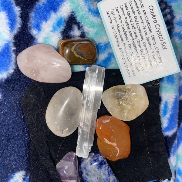 Mini Chakra Bag, Small Chakra Set, Beginners Chakra Set, Crystal Gift ...