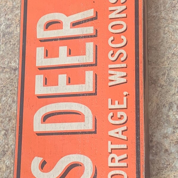 Custom Deer Hunting Rack Shack Sign - Rustic Hand Made Distressed Wood ...