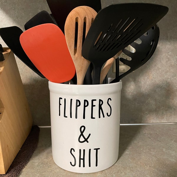 Funny Utensil Crock! - Etsy