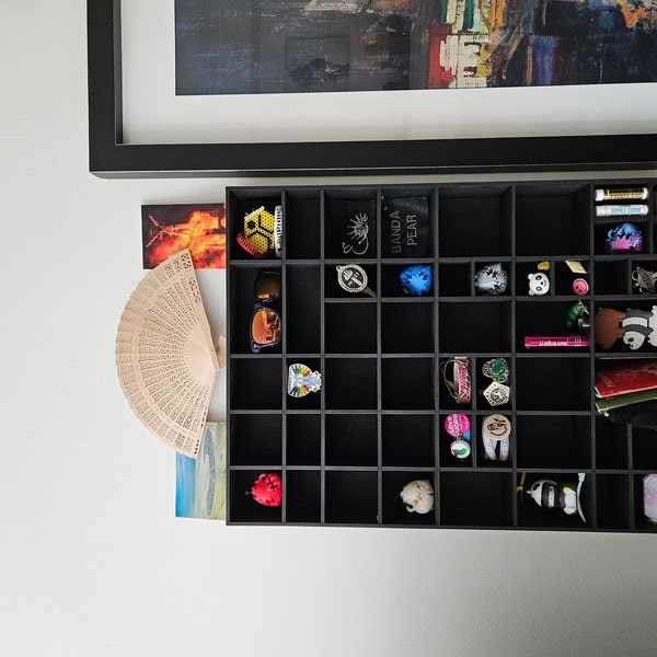 Multi Compartment Wooden Display Shelf-crystal Display Shelf -curio ...